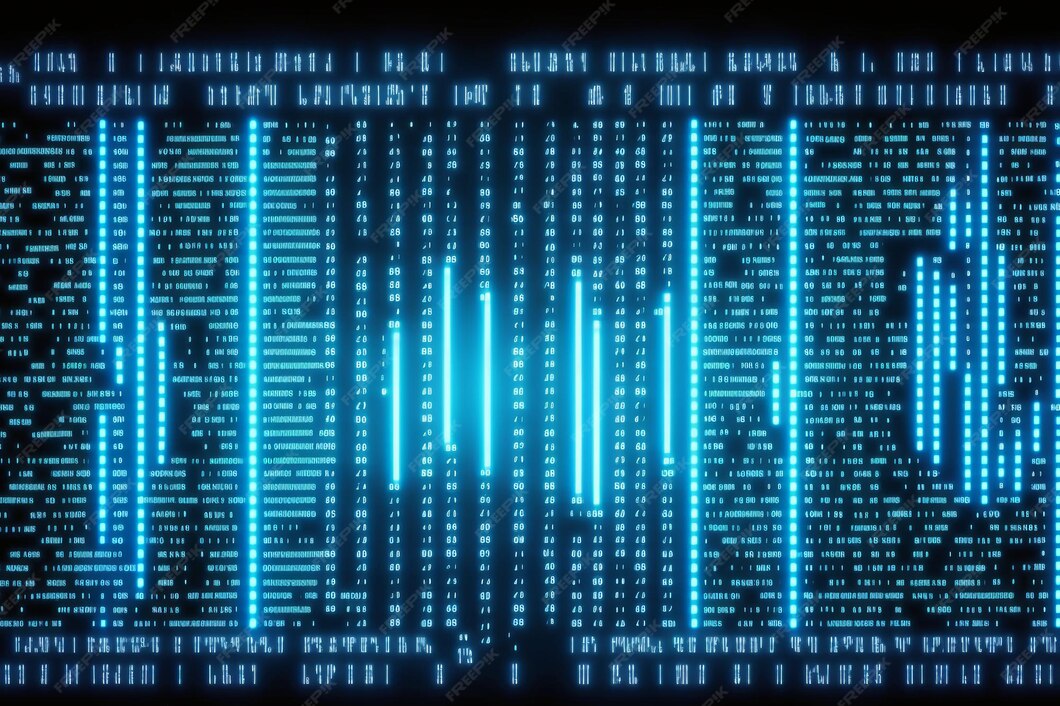 Premium Photo | Seamless abstract binary code computer programming big data