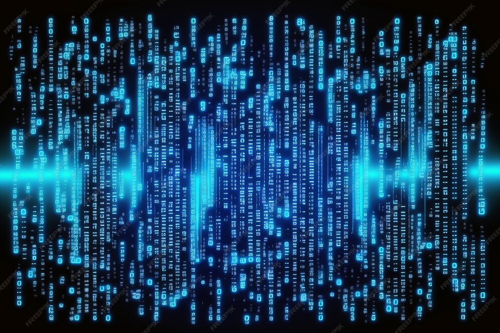 Premium Photo | Seamless abstract binary code computer programming big data