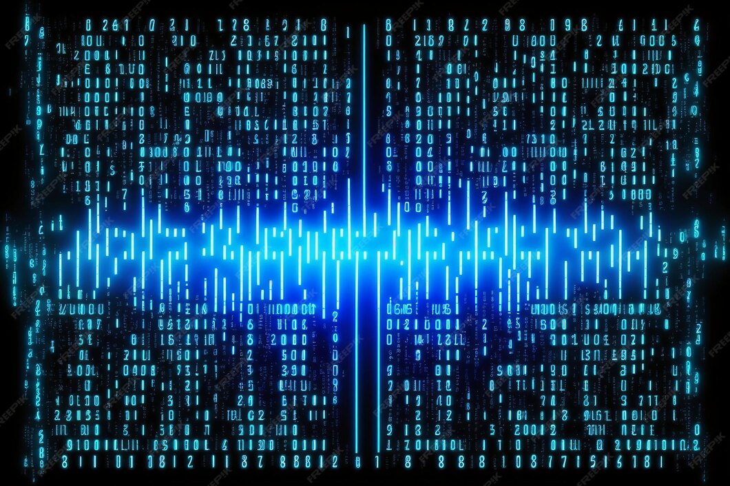 Premium Photo | Seamless abstract binary code computer programming big data