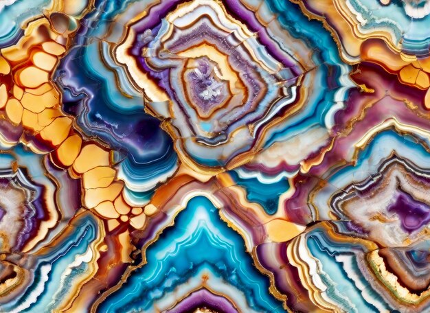 Premium AI Image | Seamless agate rocks texture pattern wallpaper design Premium AI Image | Seamless agate rocks texture pattern wallpaper design