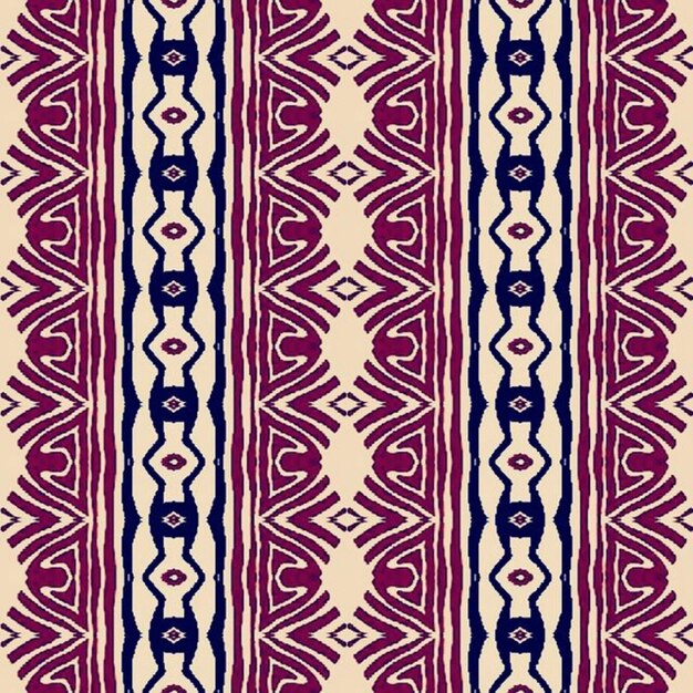 Premium Photo Seamless Floral Pattern Flower Art Design Illustration
