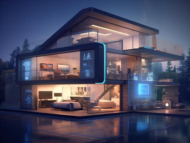 Premium Photo | Seamless Smart Home Automation AI Generated Premium Photo | Seamless Smart Home Automation AI Generated