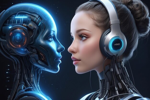 Premium Photo | Search technology concept Voice recognition Ai ... Premium Photo | Search technology concept Voice recognition Ai ...