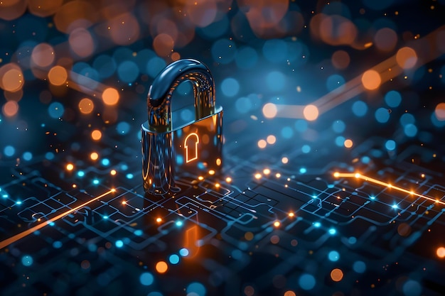 Premium Photo Secure Data Protection Through Verified Encryption