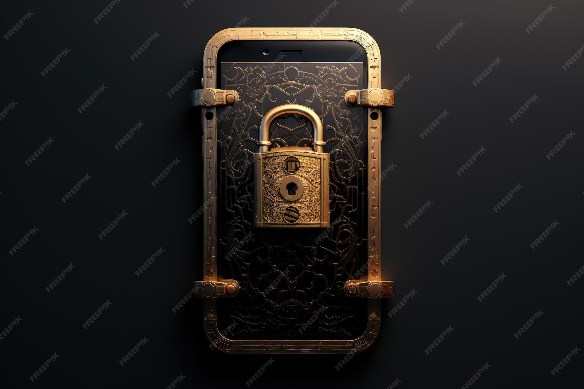 Premium Photo | Secure Digital Lock on a Smartphone Generative AI Premium Photo | Secure Digital Lock on a Smartphone Generative AI