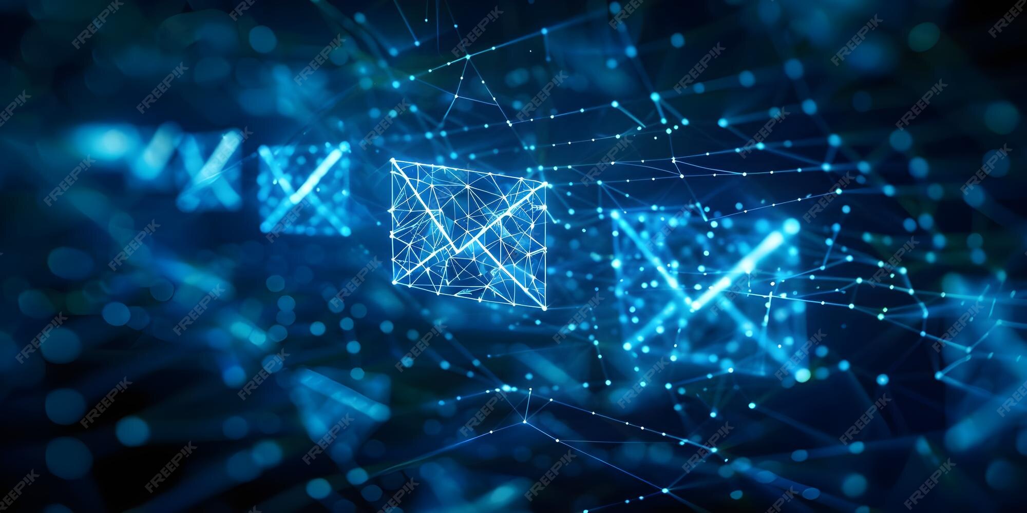 Premium Photo Secure Transmission Of Encrypted Messages Through