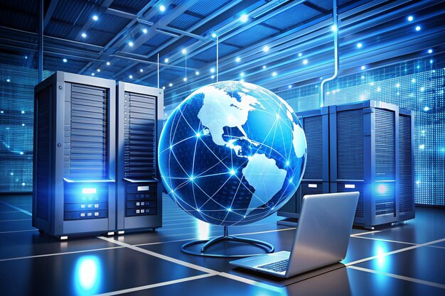 Secured Internet Network Global Connectivity | Premium AI-generated image Secured Internet Network Global Connectivity | Premium AI-generated image