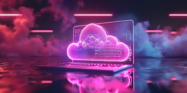 Premium Photo Securely Transfer Files Using Cloud Technology Ftp Protocol And Computer Backup