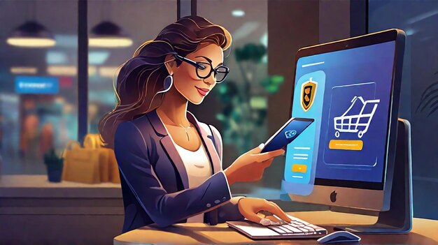 Premium Photo | Securing Your ECommerce Experience Premium Photo | Securing Your ECommerce Experience