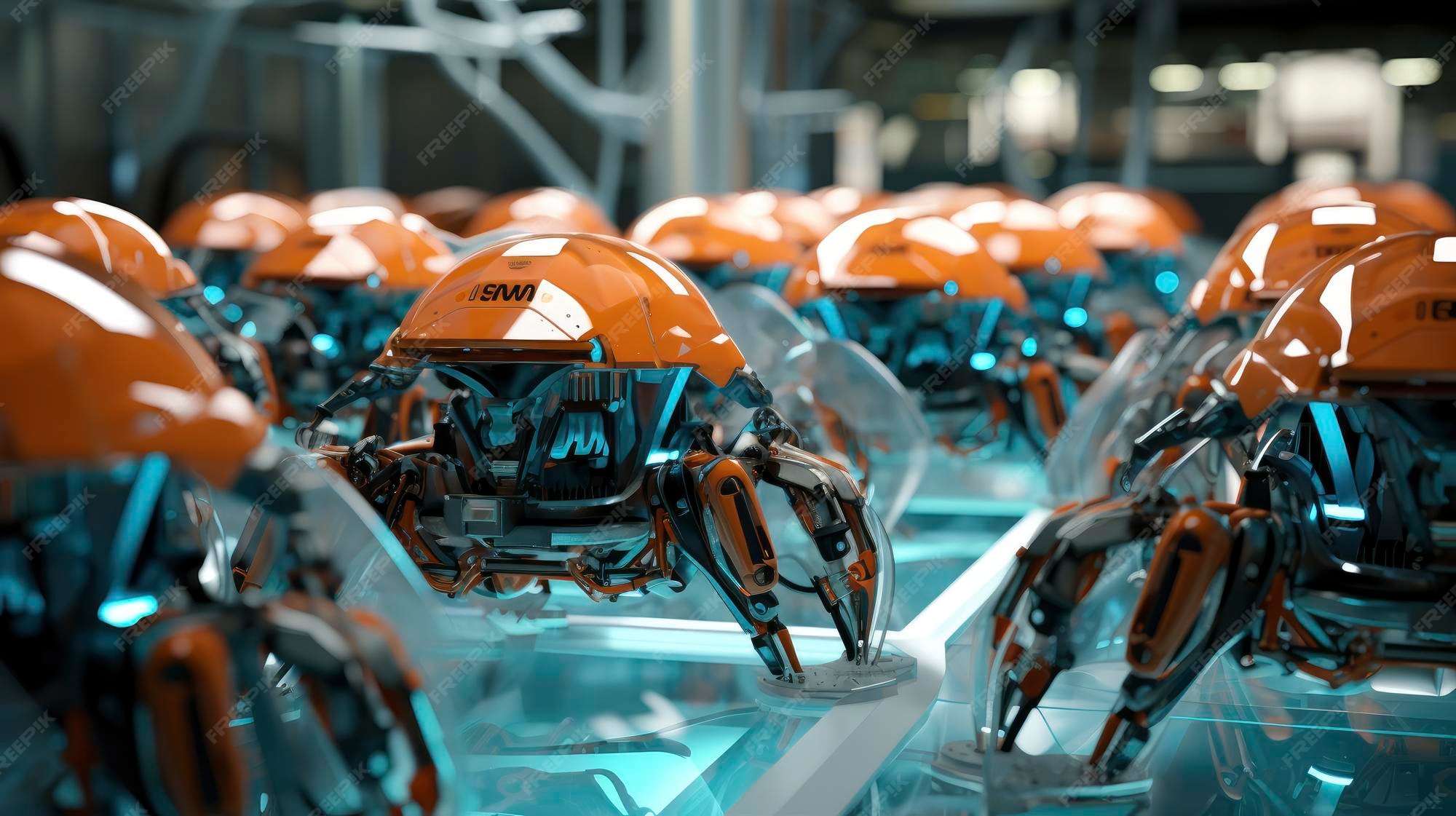 Premium AI Image | Self assembling robots advanced technology ...