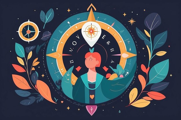 Premium Photo | A selflove compass to navigate life Premium Photo | A selflove compass to navigate life