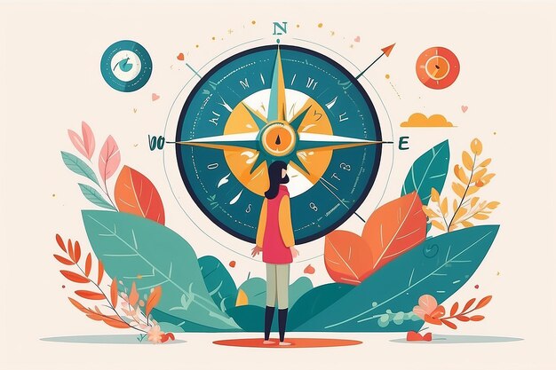 Premium Photo | A selflove compass to navigate life Premium Photo | A selflove compass to navigate life