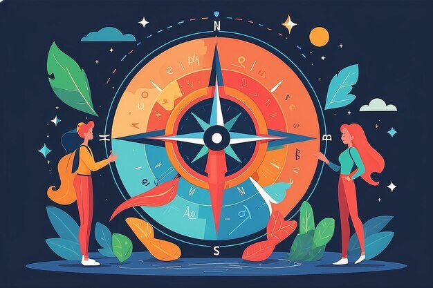 Premium Photo | A selflove compass to navigate life Premium Photo | A selflove compass to navigate life