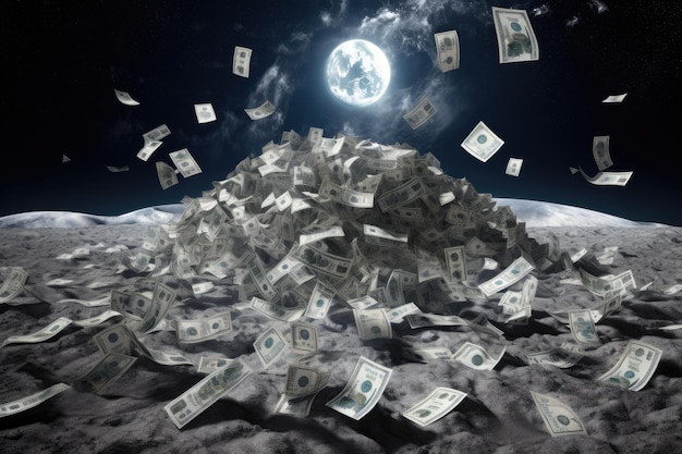 Premium AI Image | Selling lunar land fascinating concept of ... Premium AI Image | Selling lunar land fascinating concept of ...