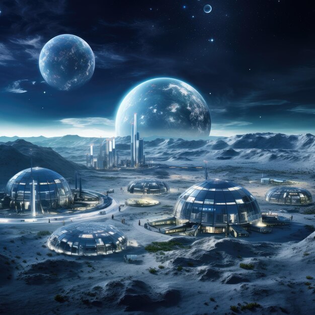 Premium AI Image | Selling lunar land fascinating concept of ... Premium AI Image | Selling lunar land fascinating concept of ...