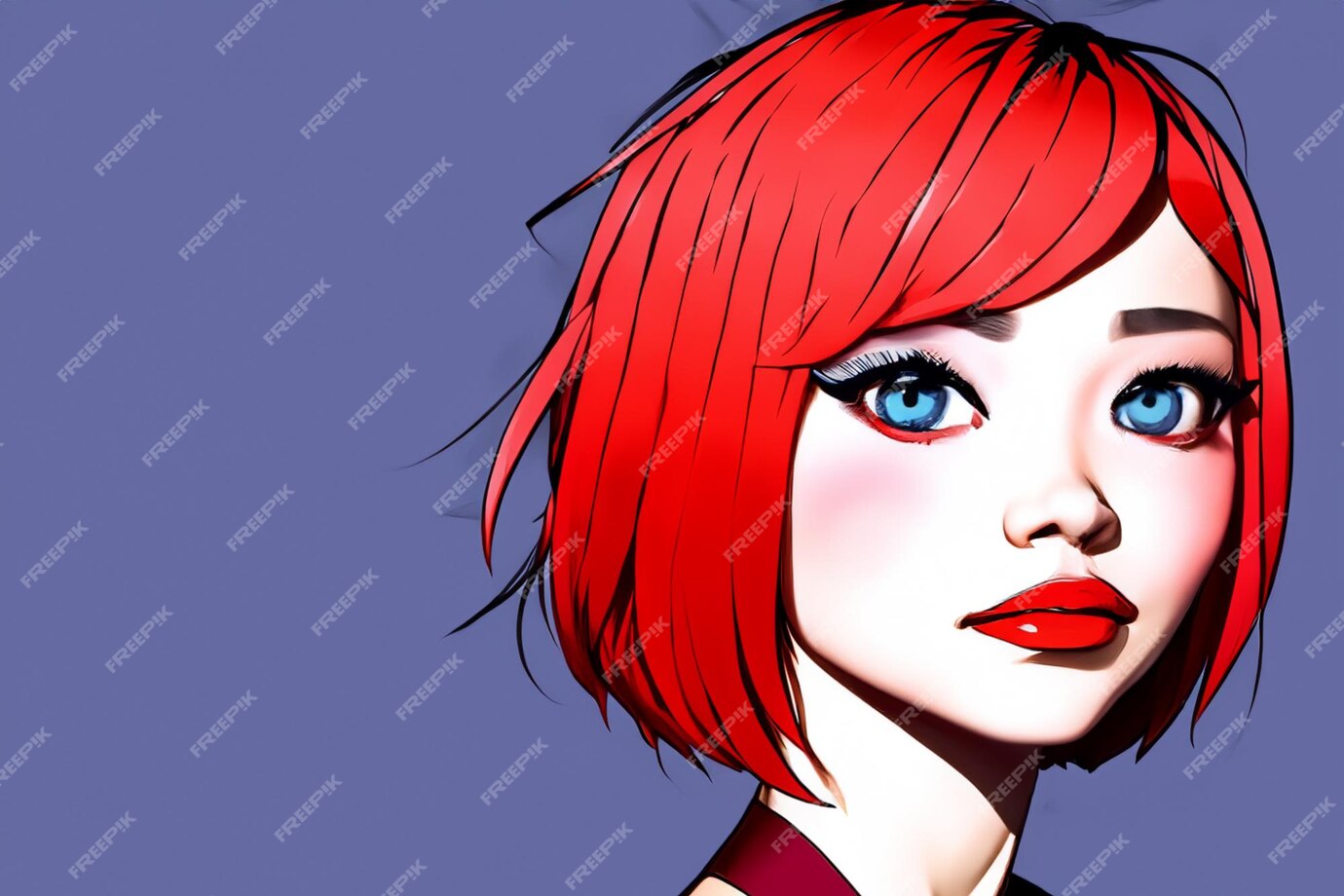 Premium Photo Sensual Character For Your Avatar In A Social Network Character Ready For Games