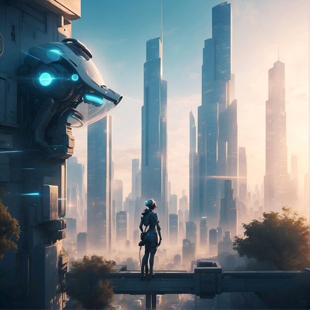 Premium Photo | Sentient City AI Premium Photo | Sentient City AI
