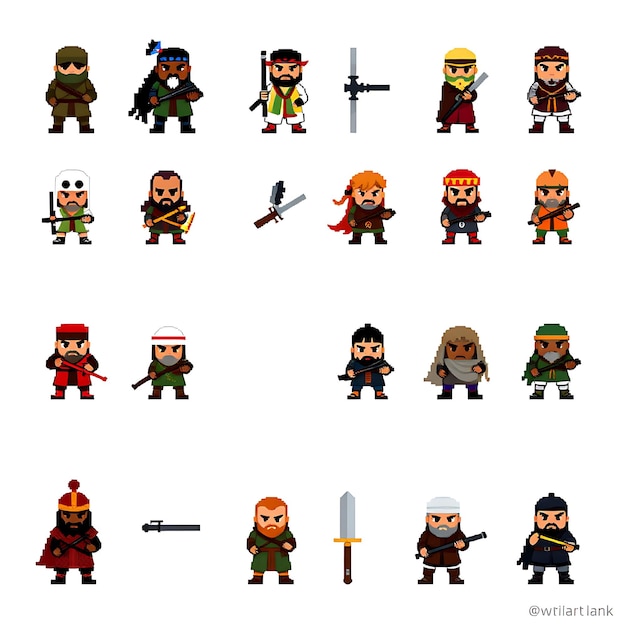 A Series Of Characters Including One Of The Characters From The Movie Premium Ai Generated Image