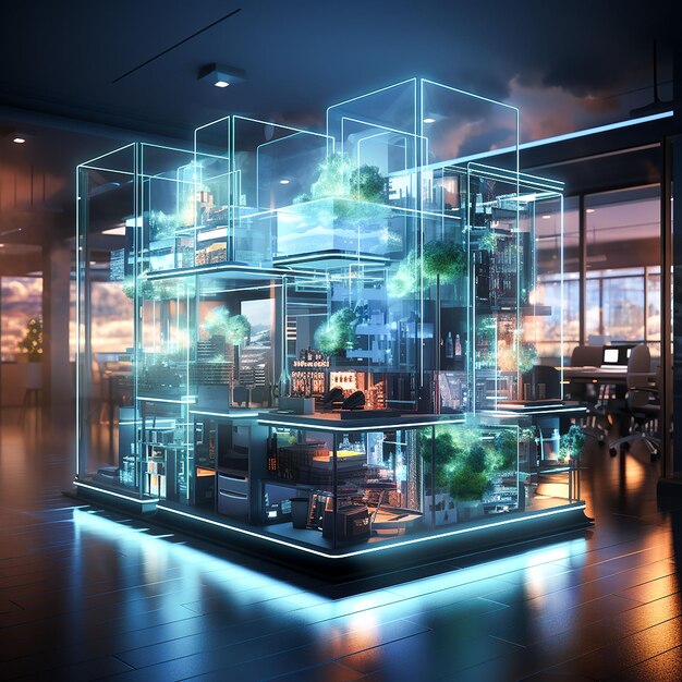 Premium AI Image | Server cloud data storage solutionWeb database backup computer infrastructure ...