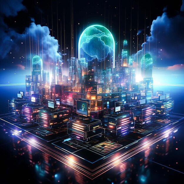 Premium Ai Image Server Cloud Data Storage Solutionweb Database