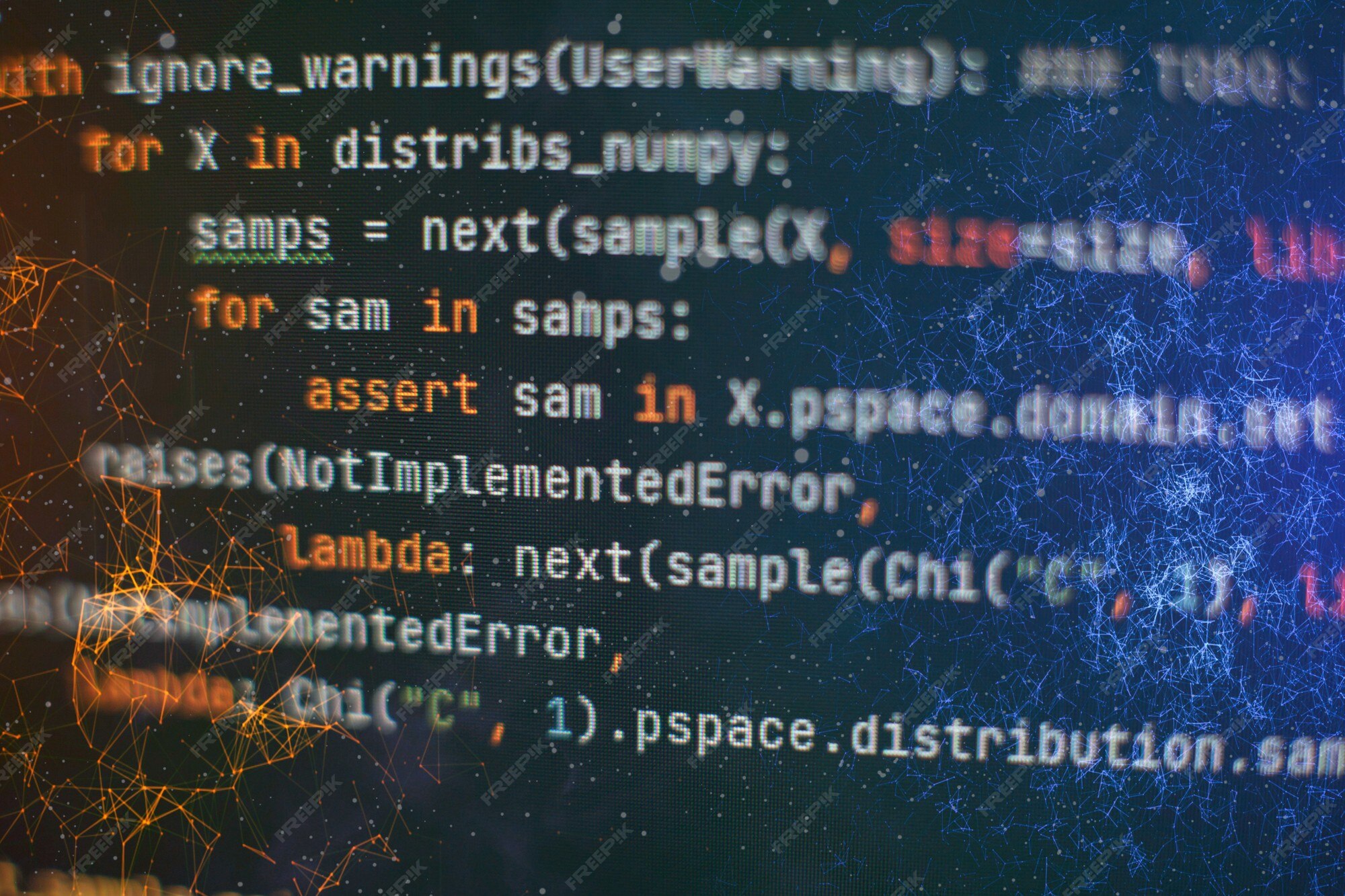 Premium Photo | Server logs analysis. Closeup developing programming and coding technologies ...