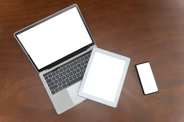 Premium Photo | Set of gadgets Laptop laptops tablets smartphones ... Premium Photo | Set of gadgets Laptop laptops tablets smartphones ...