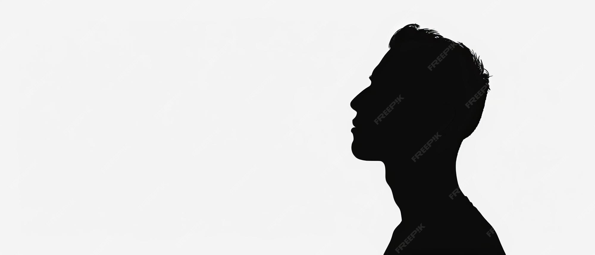Premium Photo | Shadowed Figure A Bold Silhouette in Black and White Premium Photo | Shadowed Figure A Bold Silhouette in Black and White