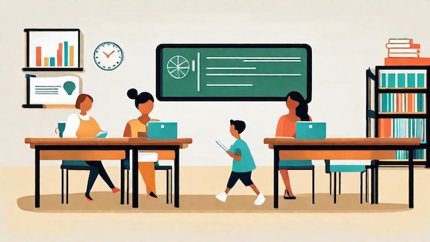 Premium Photo | Shaping Young Minds through Teaching Premium Photo | Shaping Young Minds through Teaching