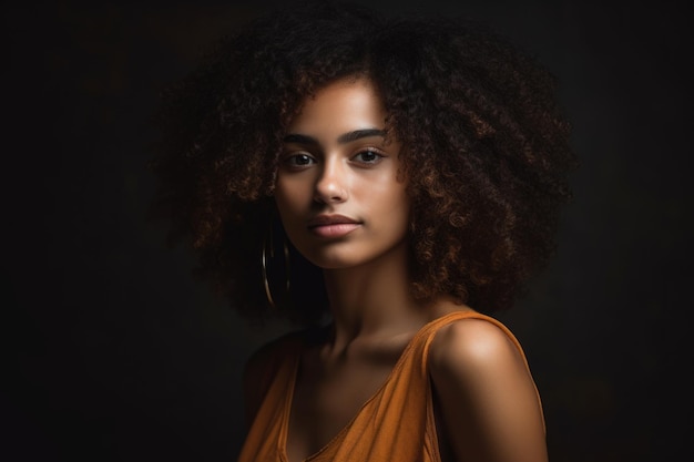 Premium AI Image | Shot of a beautiful young woman posing in the studio ... Premium AI Image | Shot of a beautiful young woman posing in the studio ...