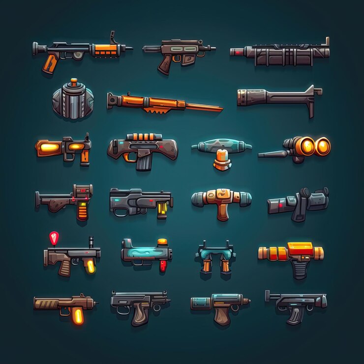 Premium Ai Image Shot Rifle Weapon Game Ai Generated Sniper Metal Assault Trigger Bullet