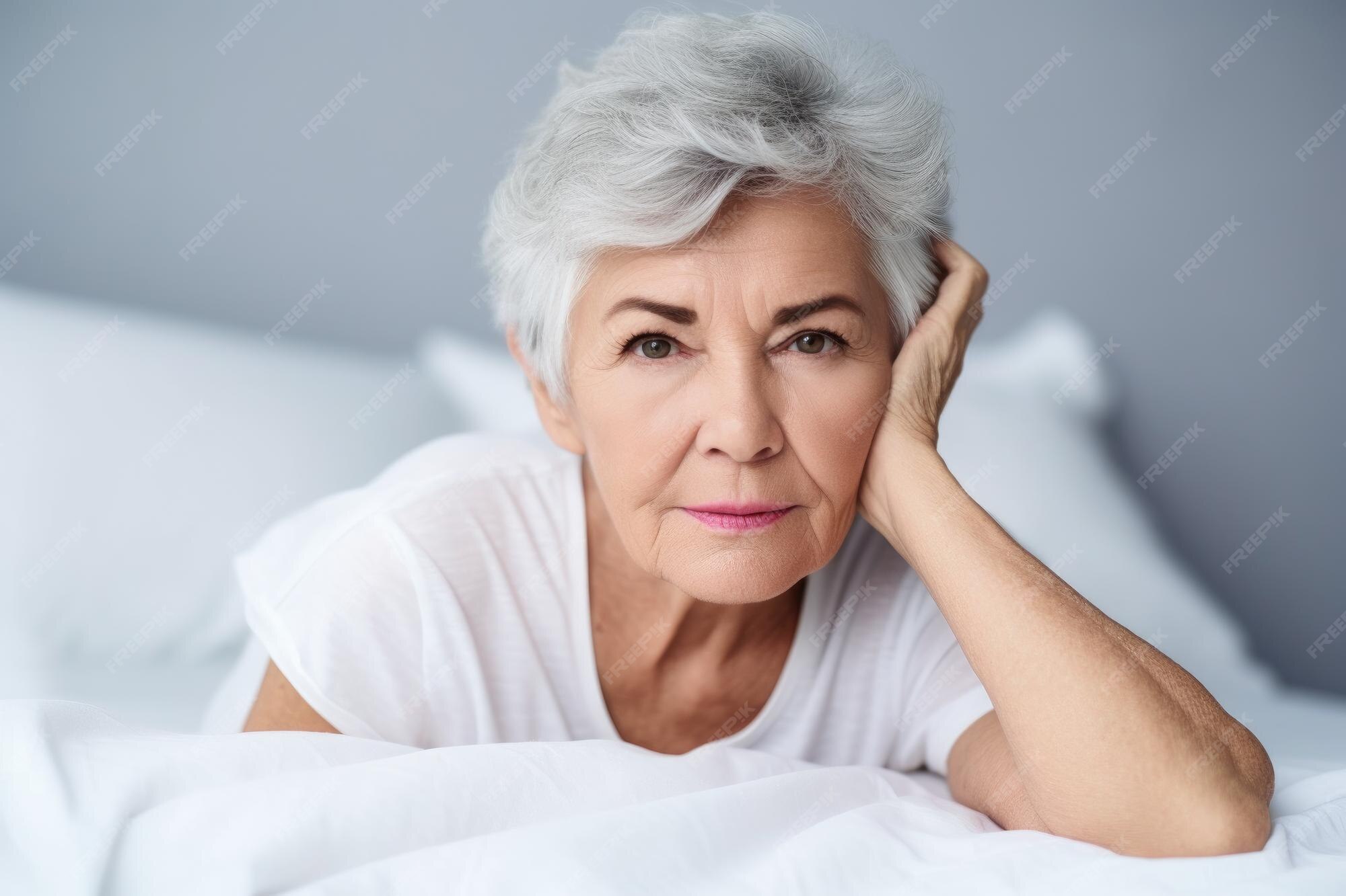 Premium Ai Image Shot Of A Senior Woman Looking At The Camera While
