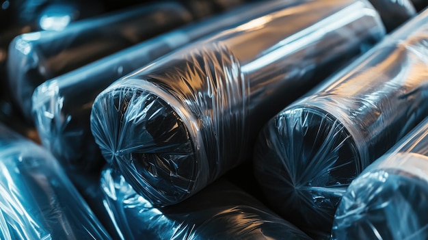 Shrink Wraps Closeup of ShrinkWrapped Items Showing Glossy Stretched ... Shrink Wraps Closeup of ShrinkWrapped Items Showing Glossy Stretched ...