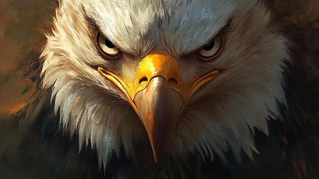 Silent Challenge Bald Eagles with Piercing Stare | Premium AI-generated ... Silent Challenge Bald Eagles with Piercing Stare | Premium AI-generated ...