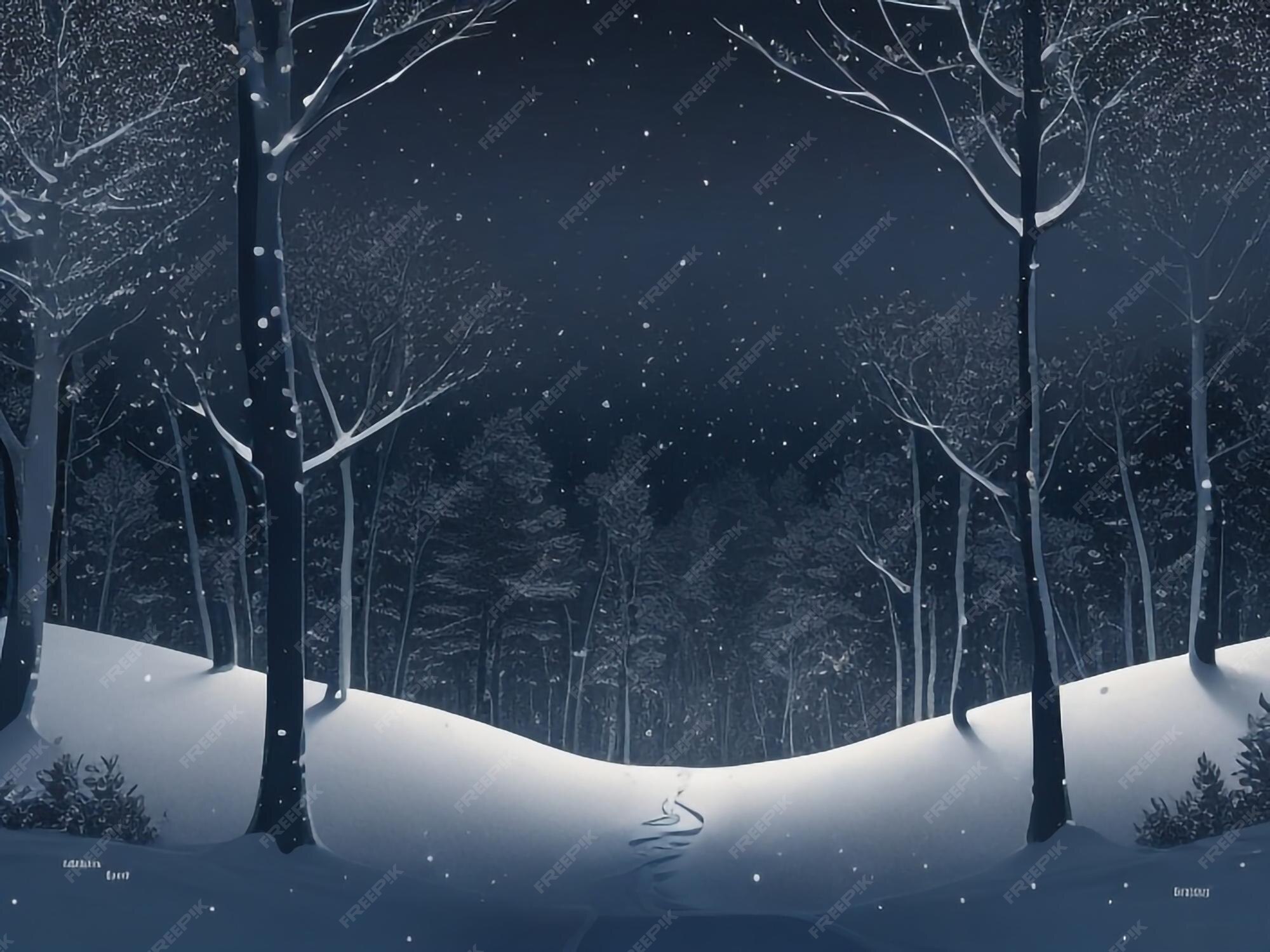 Premium AI Image | Silent Snowfall A Captivating Drawing of Snow ... Premium AI Image | Silent Snowfall A Captivating Drawing of Snow ...