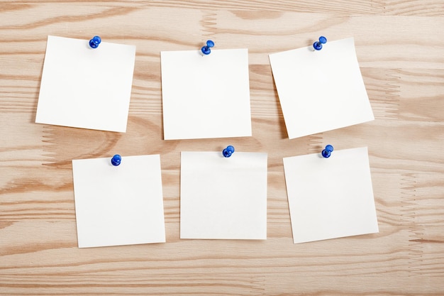Premium Photo | Six white paper notes mockup pinned to wooden bulletin ... Premium Photo | Six white paper notes mockup pinned to wooden bulletin ...