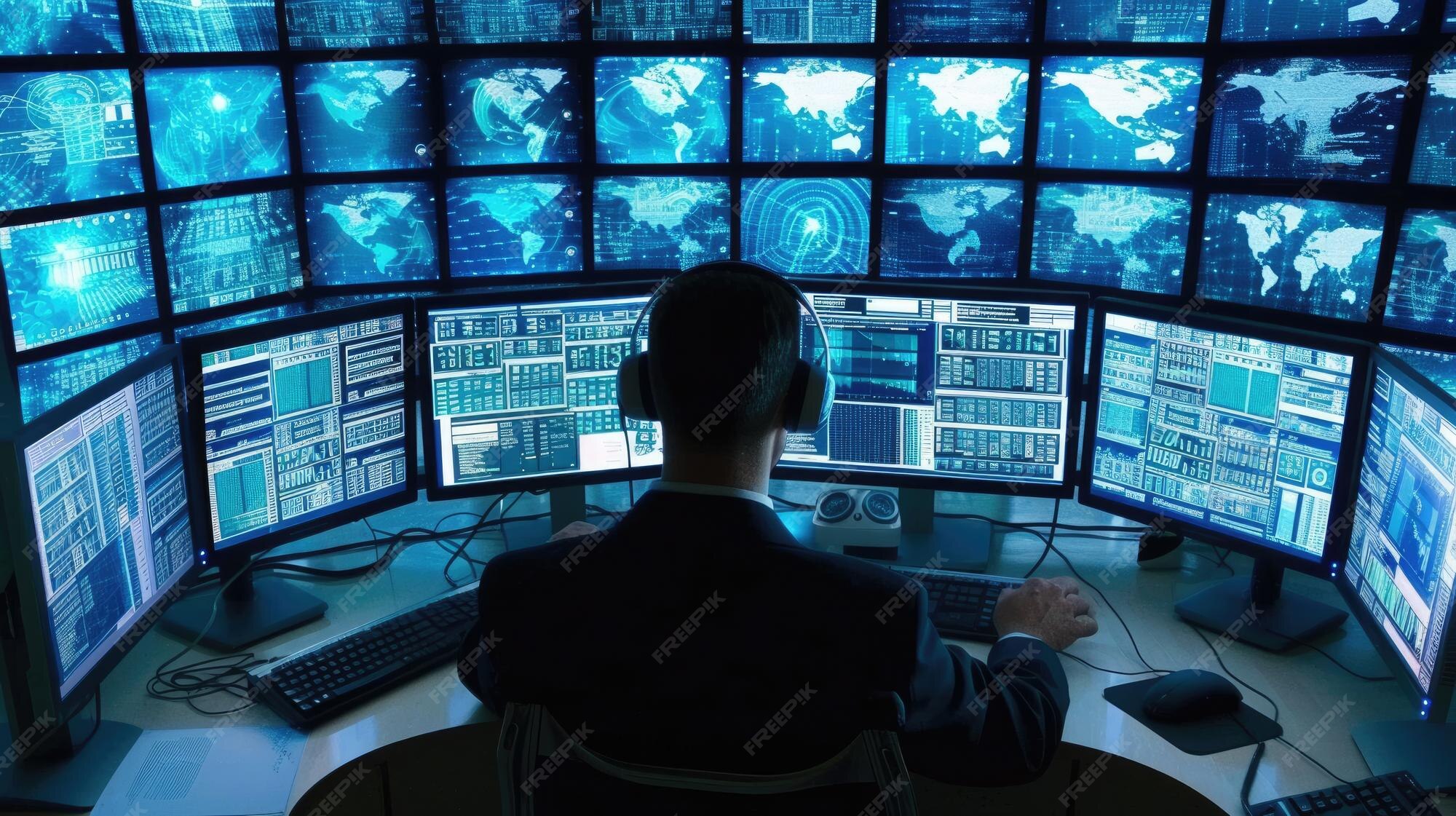 Skilled Programmer Coding Engineering Code While Sitting At Computer