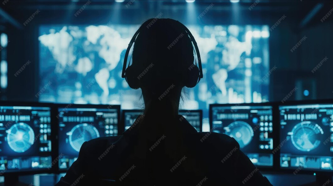 Skilled programmer coding engineering code while sitting at computer aig | Premium AI-generated ...