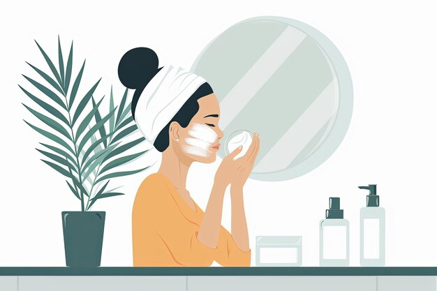 26 000 Skincare Routine Illustration Pictures