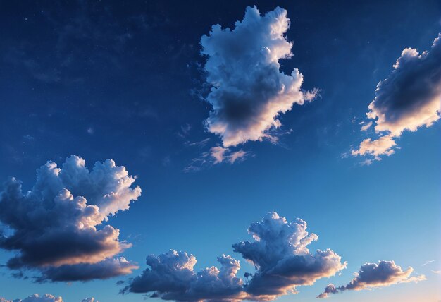 Premium Photo Sky Clouds Texture Background Pattern A Sunset Over The Ocean With Clouds In The Sky