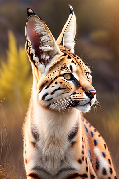 Premium Photo | Slose up portrait of a beautiful serval Dangerous ... Premium Photo | Slose up portrait of a beautiful serval Dangerous ...