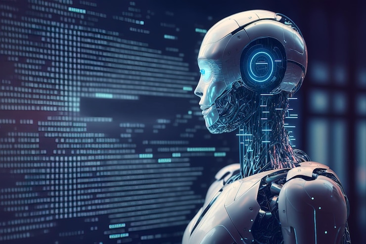 텍스트와 단락을 분석하는 스마트 Ai 로봇 Chatgpt Gpt4 Openai Generative Ai 프리미엄 사진