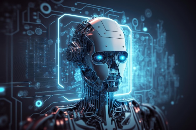 Premium Photo | Smart automation in industry using futuristic ... Premium Photo | Smart automation in industry using futuristic ...