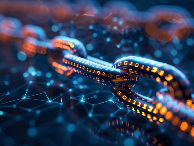 Smart Contract Developer Verifying Blockchain Transactions On Secure