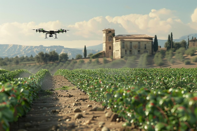 Premium Photo | Smart farming using drones and IoT sensors Premium Photo | Smart farming using drones and IoT sensors