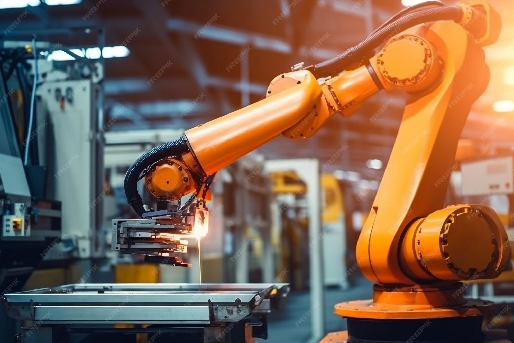 Premium AI Image | Smart modern industrial machine robot Generative Ai Premium AI Image | Smart modern industrial machine robot Generative Ai