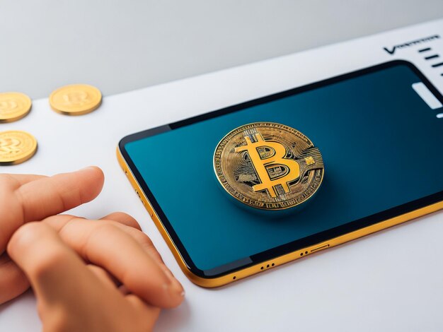 Premium AI Image | Smartphone with Bitcoin trading chart on the screen ... Premium AI Image | Smartphone with Bitcoin trading chart on the screen ...
