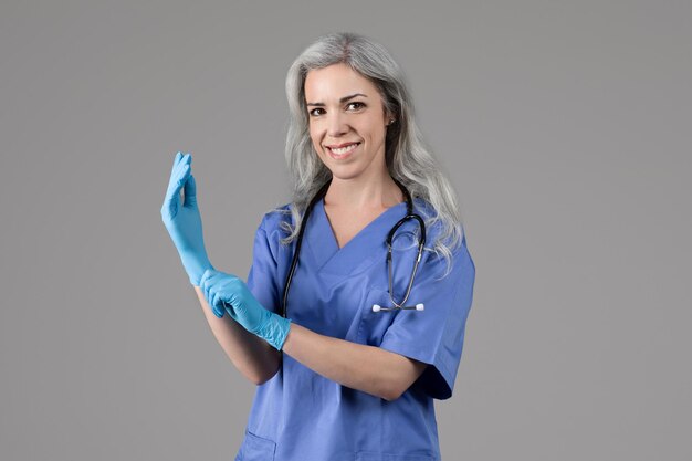 Nurse rubber gloves store
