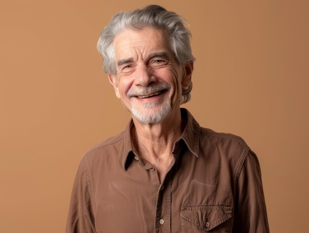 Premium Photo | Smiling Senior Gentleman with Grey Hair Generative AI Premium Photo | Smiling Senior Gentleman with Grey Hair Generative AI