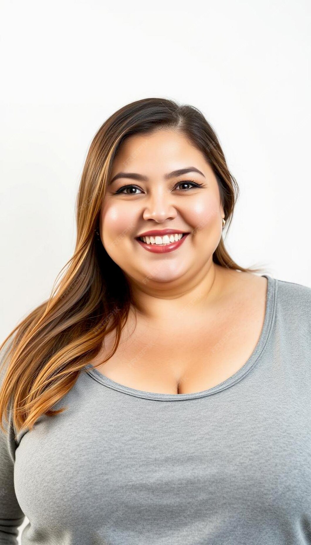 Smiling woman brown hair black tank top cubby | Premium AI-generated image Smiling woman brown hair black tank top cubby | Premium AI-generated image