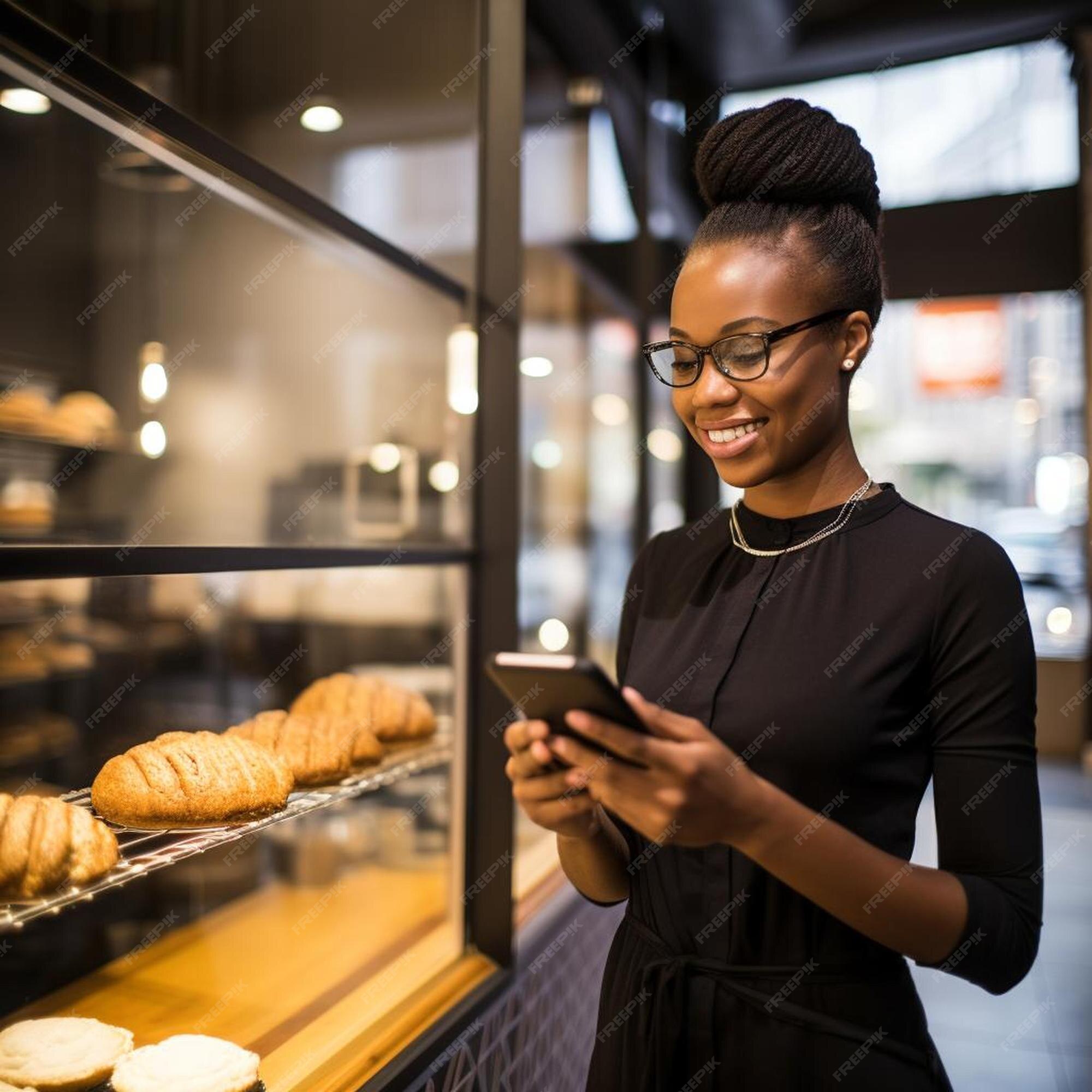 Premium AI Image | smiling young african entrepreneur standing in front ... Premium AI Image | smiling young african entrepreneur standing in front ...